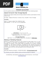 Sheet Metal Tonnage Calculation Guide | PDF | Sheet Metal | Metals