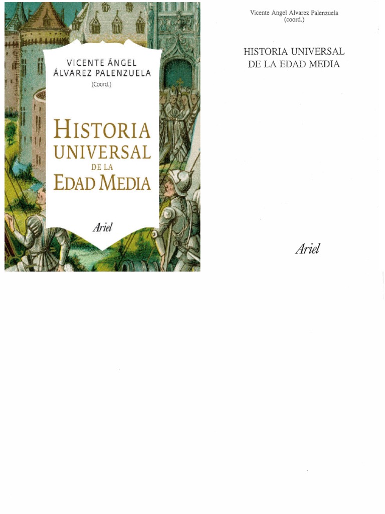 Alvarez Palenzuela, Vicente. - Historia Universal de La Edad Media | PDF
