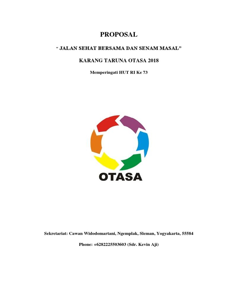 Proposal Jalan Sehat | PDF