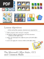 Excel 2016 Basics Lecture 1 | PDF | Microsoft Excel | Computer File