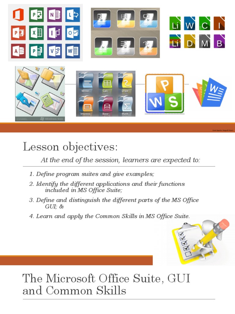 Microsoft Office Suite | PDF | Microsoft Office | Graphical User Interfaces
