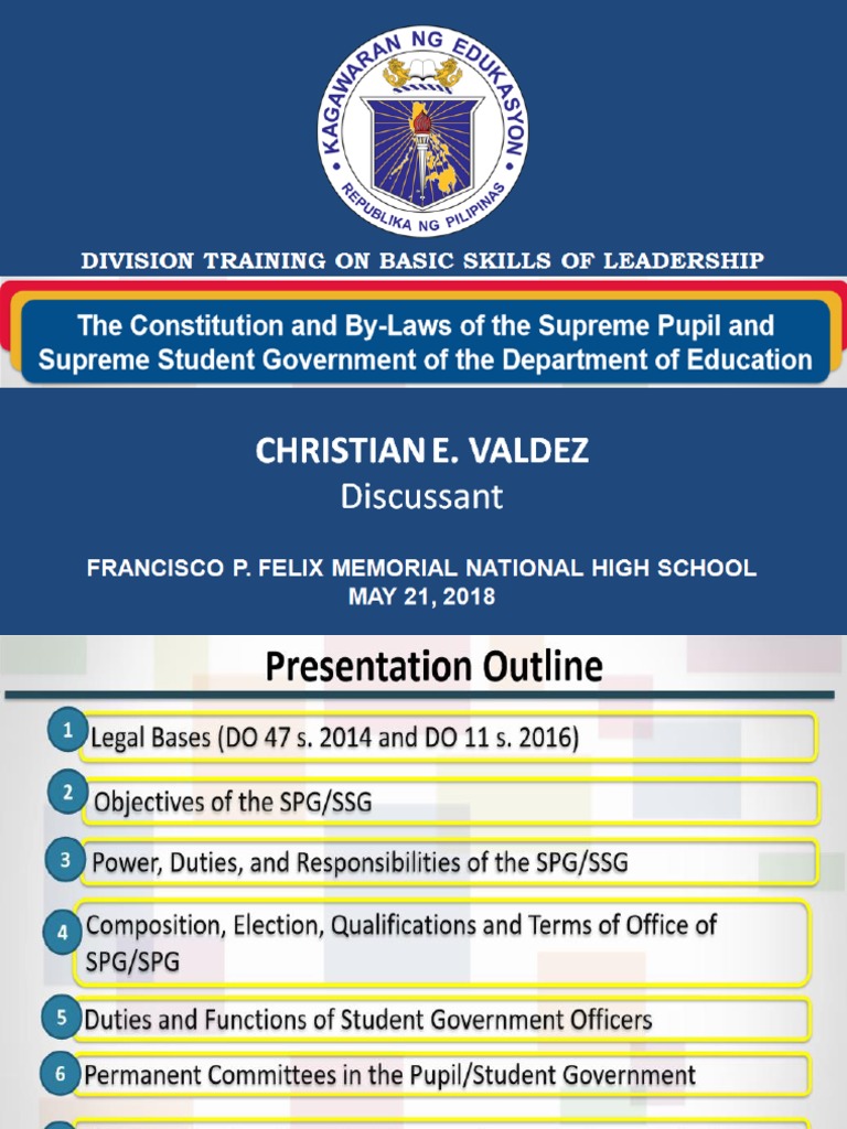 DO 47 S. 2014 SPG and SSG Constitution and By-Laws | PDF