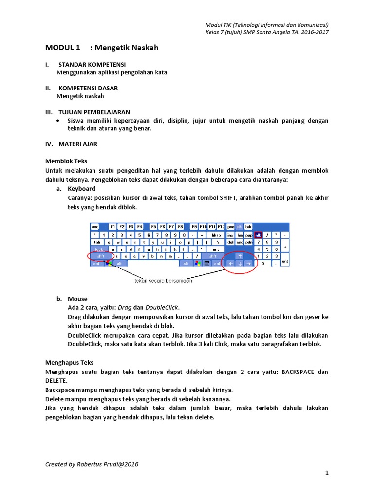 Modul Tik Kelas 7 | PDF