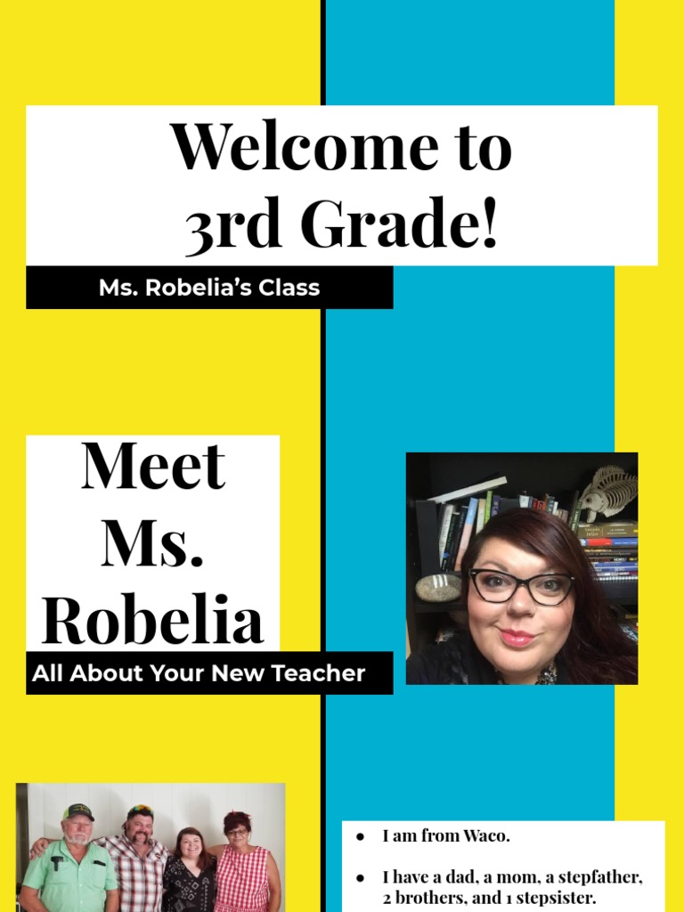 Robelia - Meet The Teacher 1 | PDF