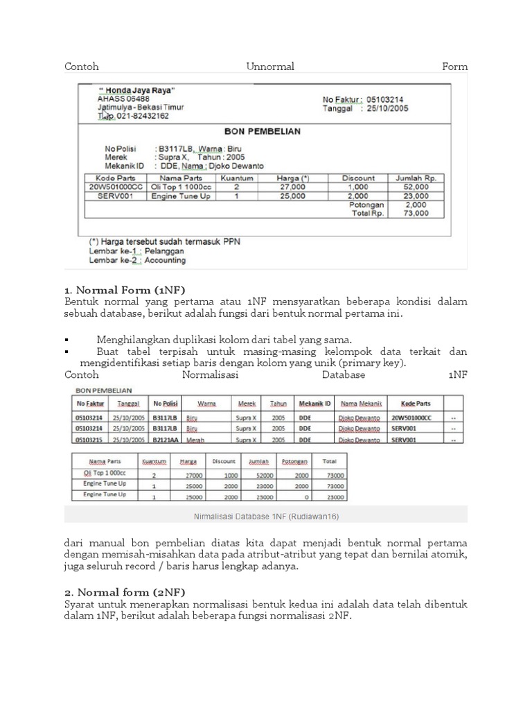 Normalisasi Data | PDF