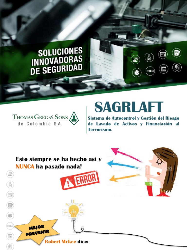 Sarlag | PDF | Lavado de dinero | Economias