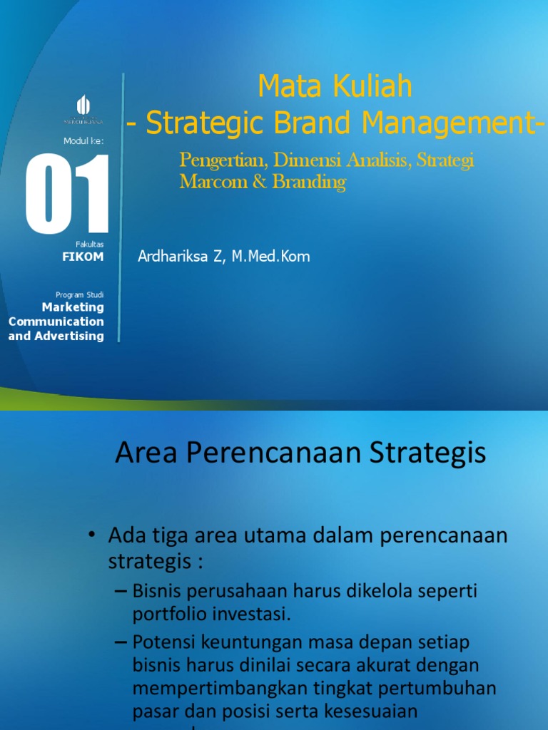 Pertemuan 1 Pengertian, Dimensi Analisis, Strategi Dan Taktik Markom Industri | PDF