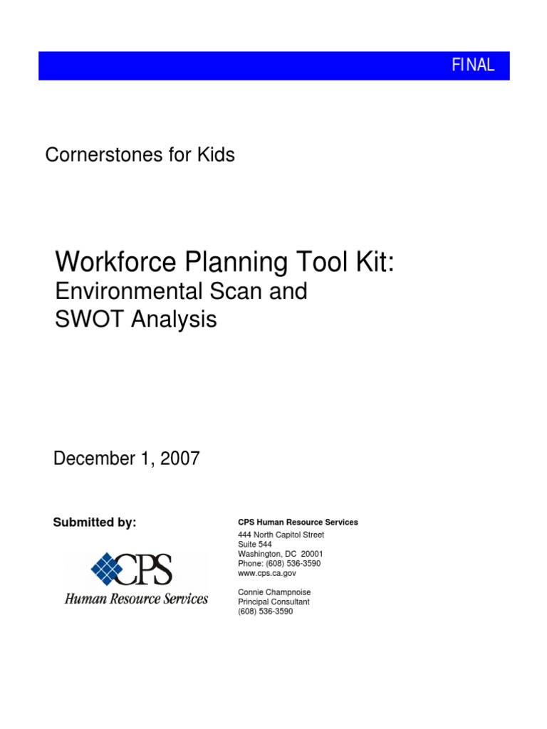 Tool Kit Swot Final | PDF | Swot Analysis | Employment