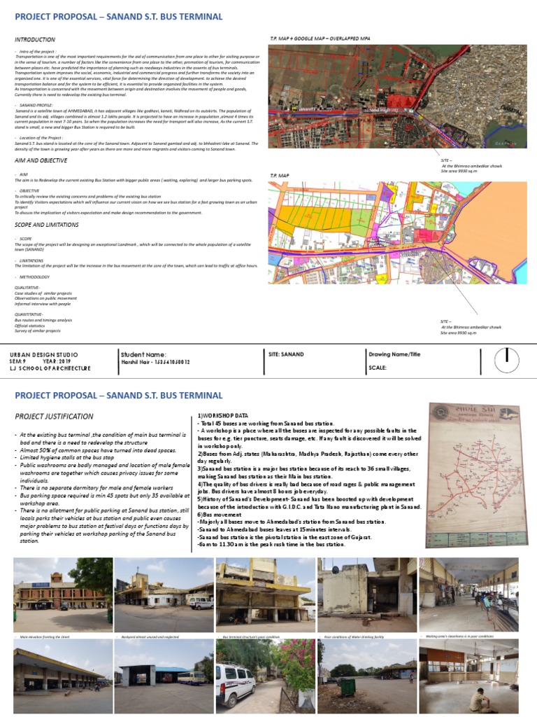 Redeveloping Sanand's Transportation Hub: A Proposed Design for an ...