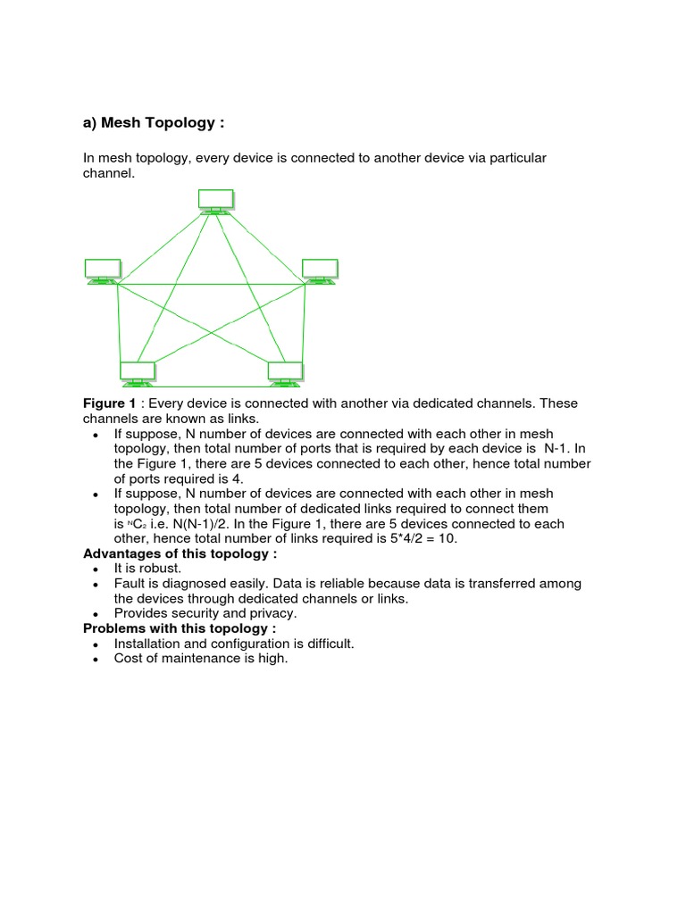 Topology | PDF | Network Topology | Networks