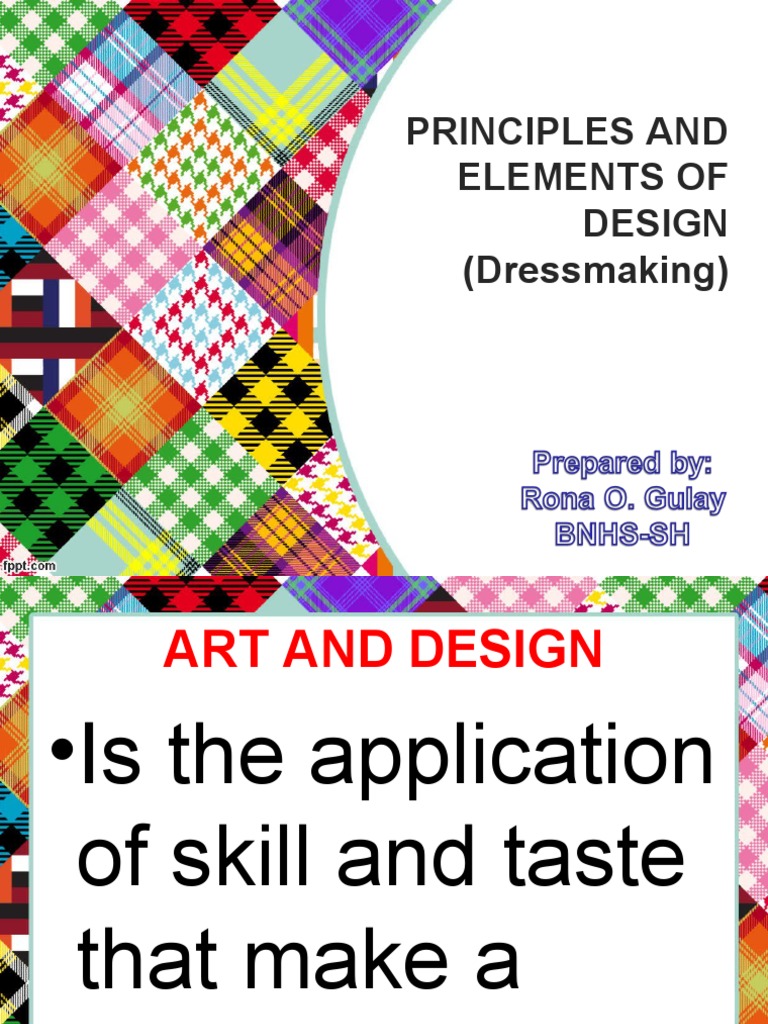 Principles and Elements of Design (Dressmaking) | PDF | Clothing | Color