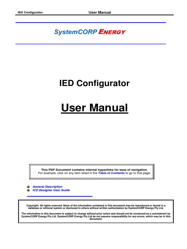 IED Configurator User Manual | PDF | File Transfer Protocol | Computer ...