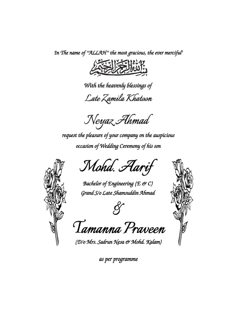 Wedding Card | PDF