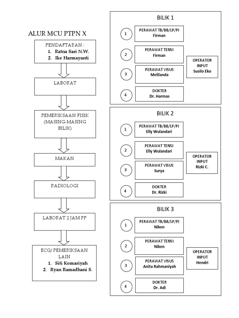 Alur Mcu PTPN X | PDF