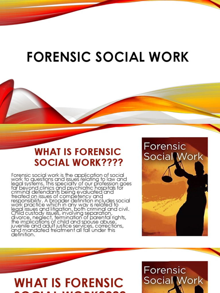 Forensic Social Work: Roles and Functions | PDF | Social Work | Justice