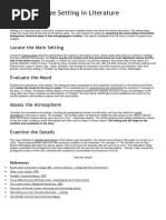 Cheat Sheet For Literary Analysis | PDF | Plot (Narrative) | Irony
