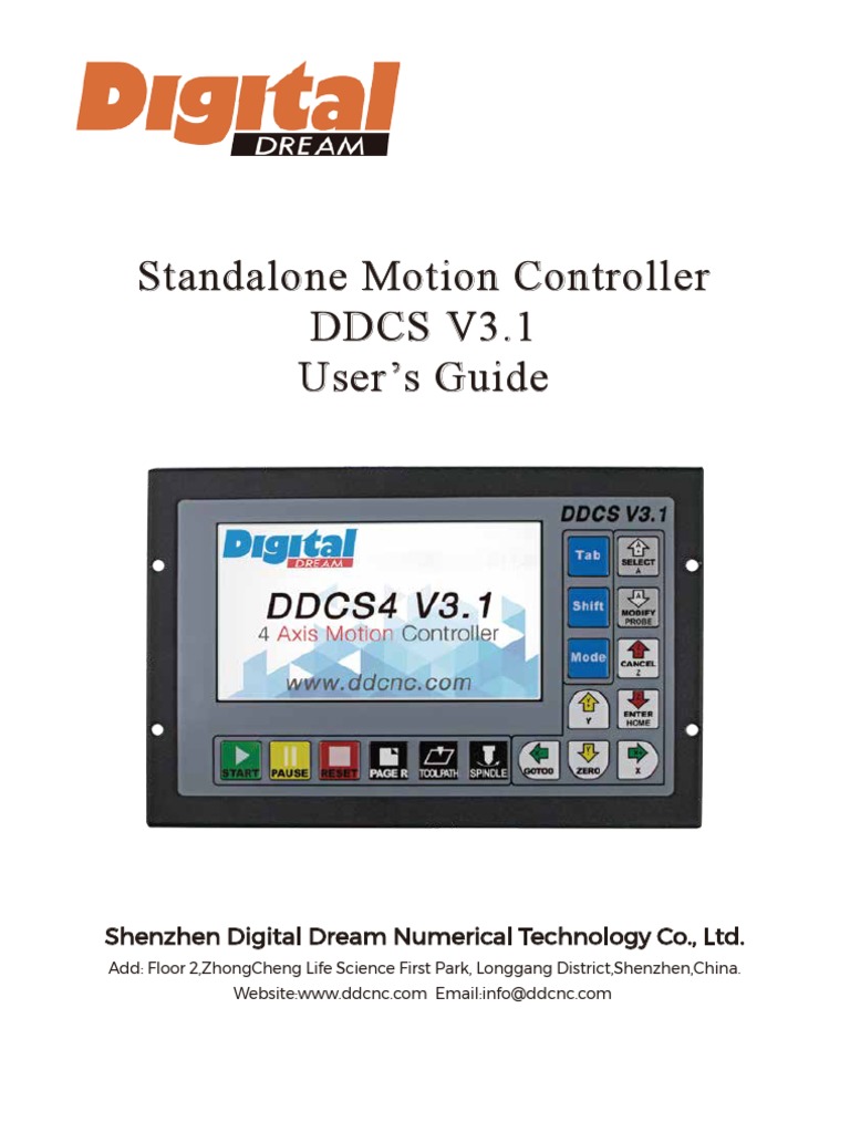 DDCS V3.1 User Manual V1 | PDF | Numerical Control | Power Supply