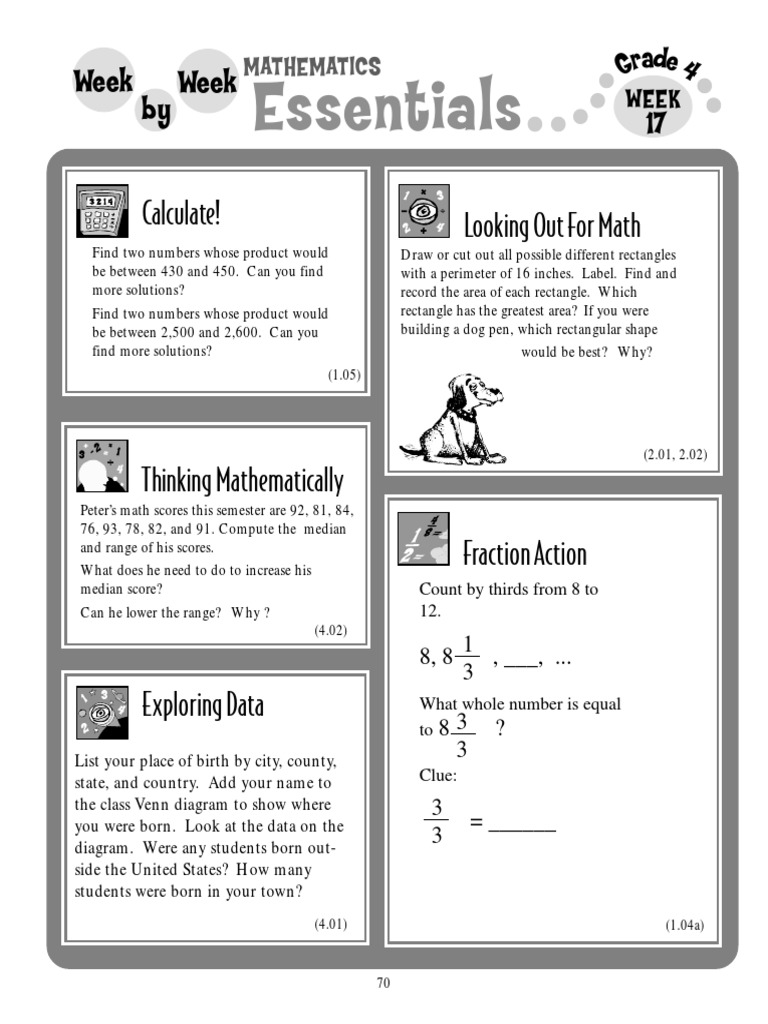 Essentials: Week by Week | PDF | Area | Numbers