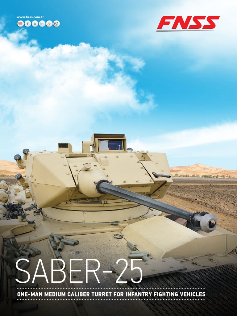 SABER-25: One-Man Medium Caliber Turret For Infantry Fighting Vehicles ...