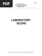 Defining Internal Laboratory Scope | PDF | Laboratories | Evaluation
