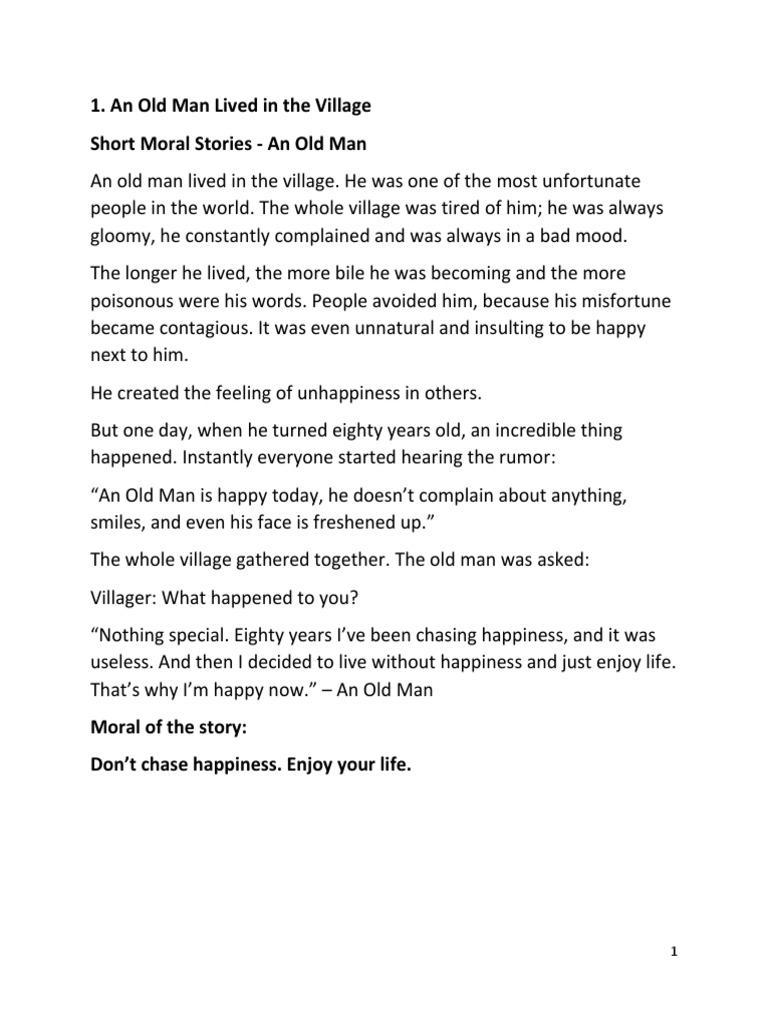 Moral Stories | PDF | Laughter | Lion