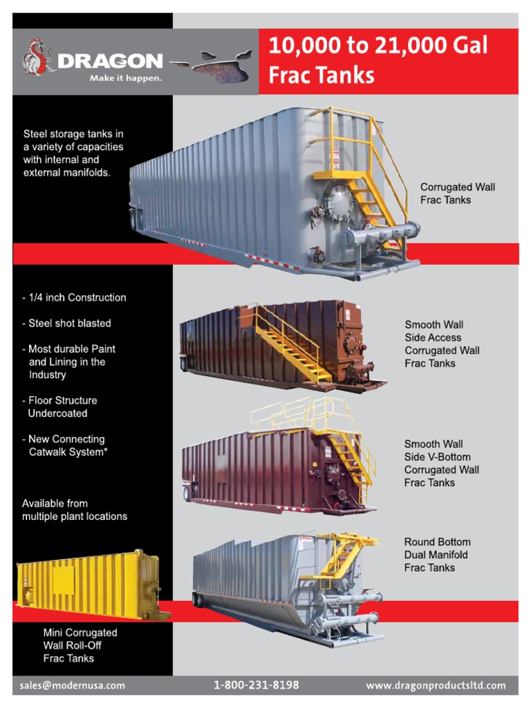 Frac Tanks Specs PDF | PDF