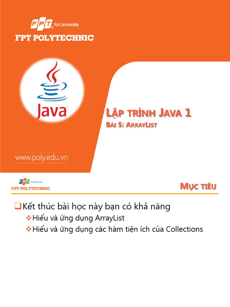MOB1013-Slide 5 - ArrayList | PDF
