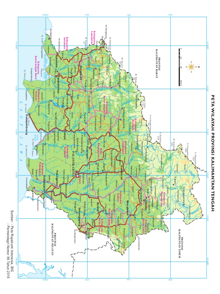 Peta Wilayah Prov Kalteng PDF | PDF