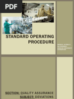 Deviation Handling SOP in Pharma | PDF | Risk | Risk Assessment