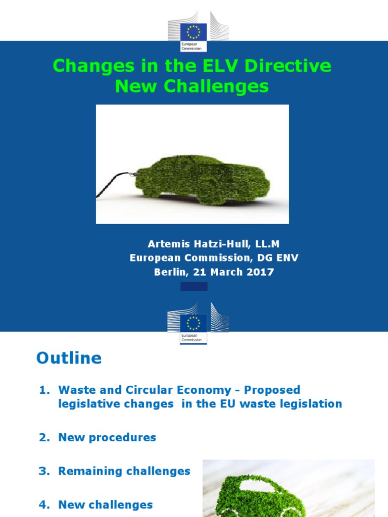 Changes in The ELV Directive - New Challenges | PDF | Economy And The ...