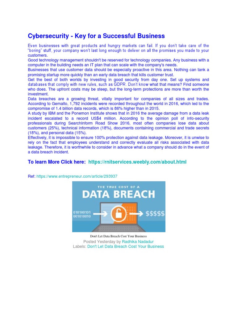 Cybersecurity Blog | PDF