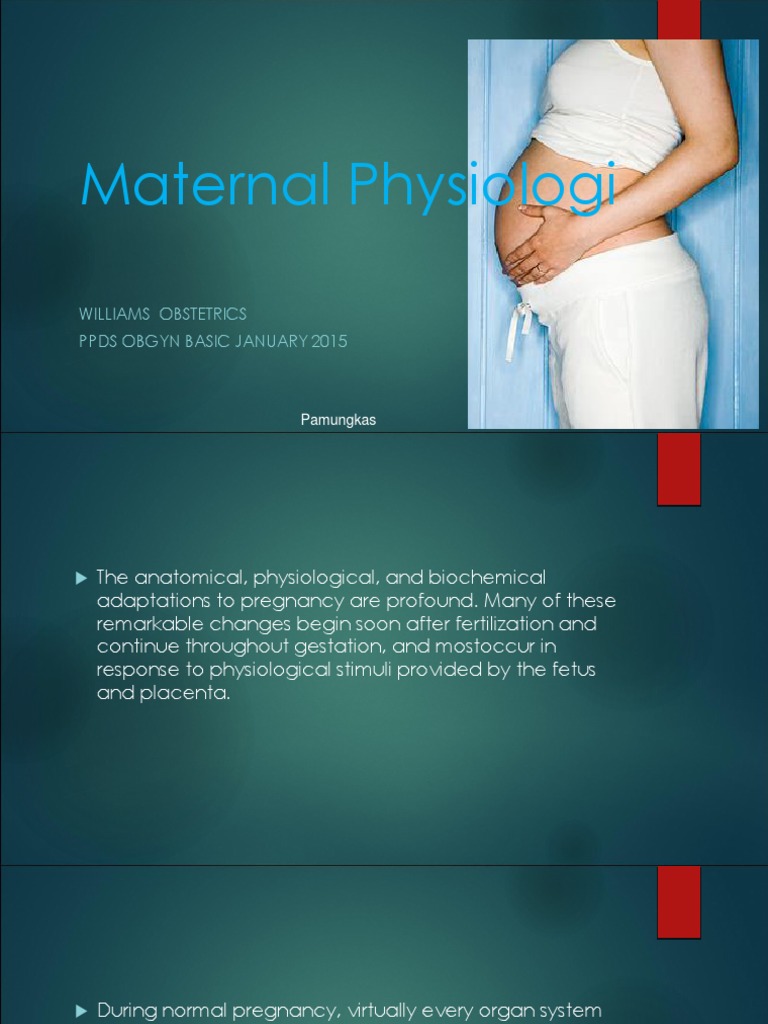 Maternal Physiological Changes in Pregnancy | PDF | Blood Pressure ...