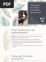 Balangkas Teoretikal | PDF
