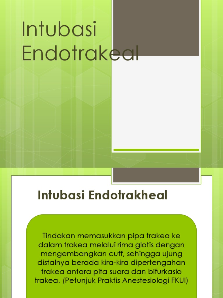 PPT Intubasi | PDF