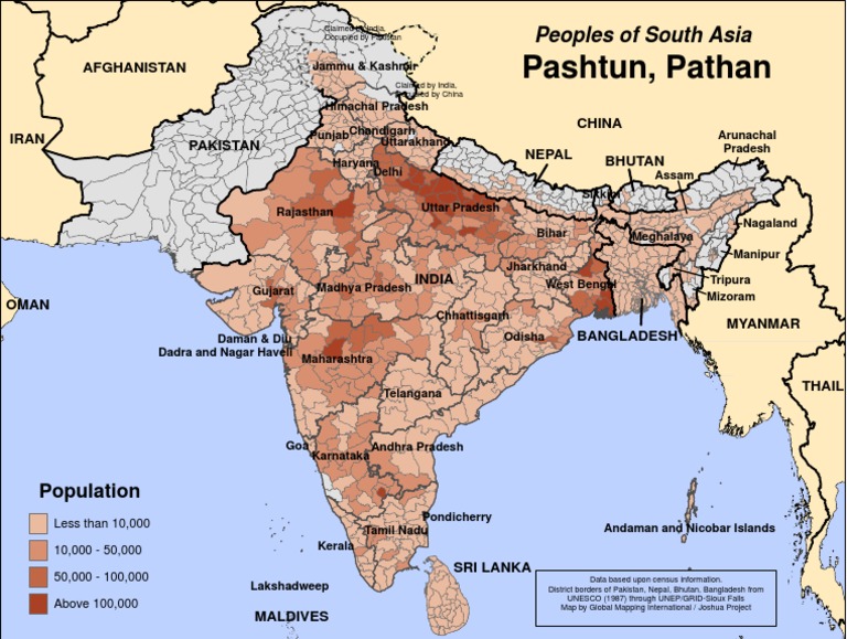 Pathan Population in India Overview | PDF | Pashtuns | South Asia