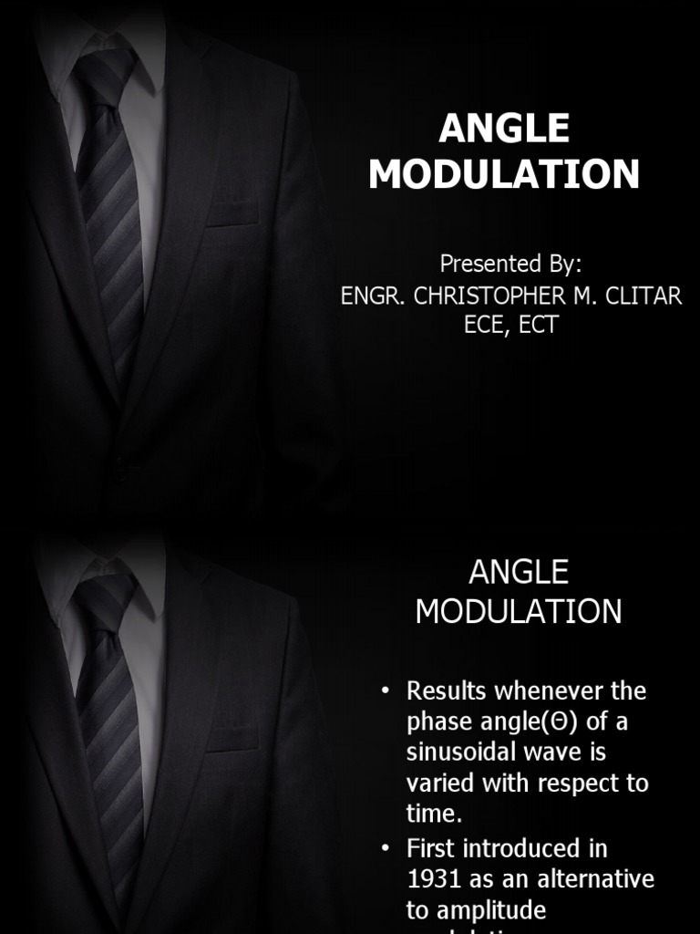 Angle Modulation: FM and PM Explained | PDF | Frequency Modulation | Modulation