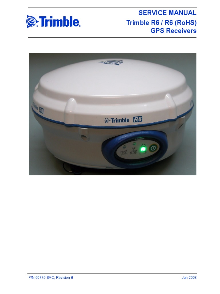 Gps Trimble R6 Manual PDF | PDF | Electrostatic Discharge ...