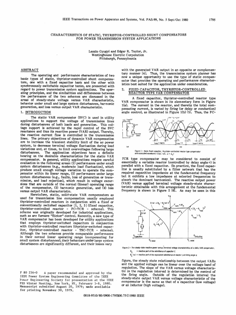 Modeling and Simulation of The Propagation of Harmonics in Electric Power Networks. I. Concepts ...