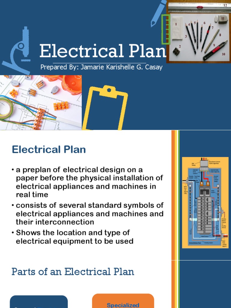 Electrical Plan: Prepared By: Jamarie Karishelle G. Casay | PDF ...