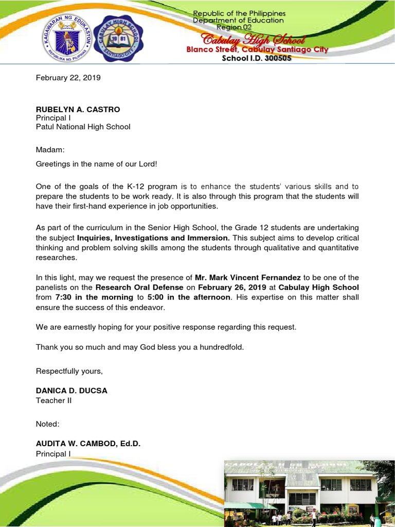 Defense Letter | PDF