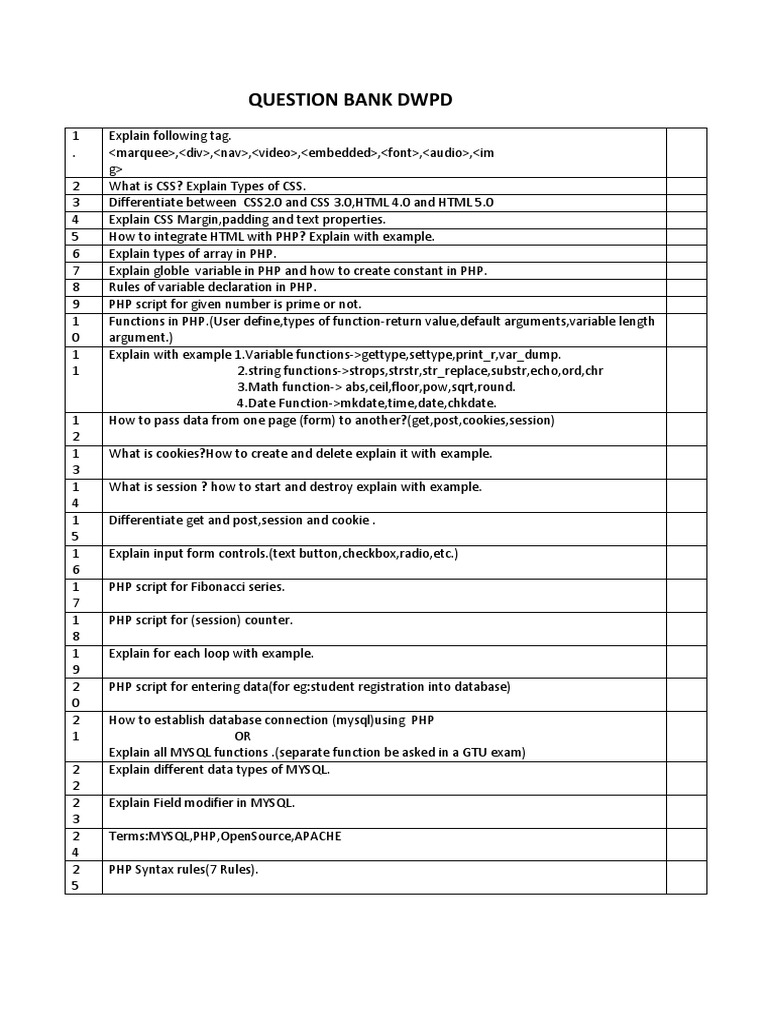 PHP Quebank | PDF