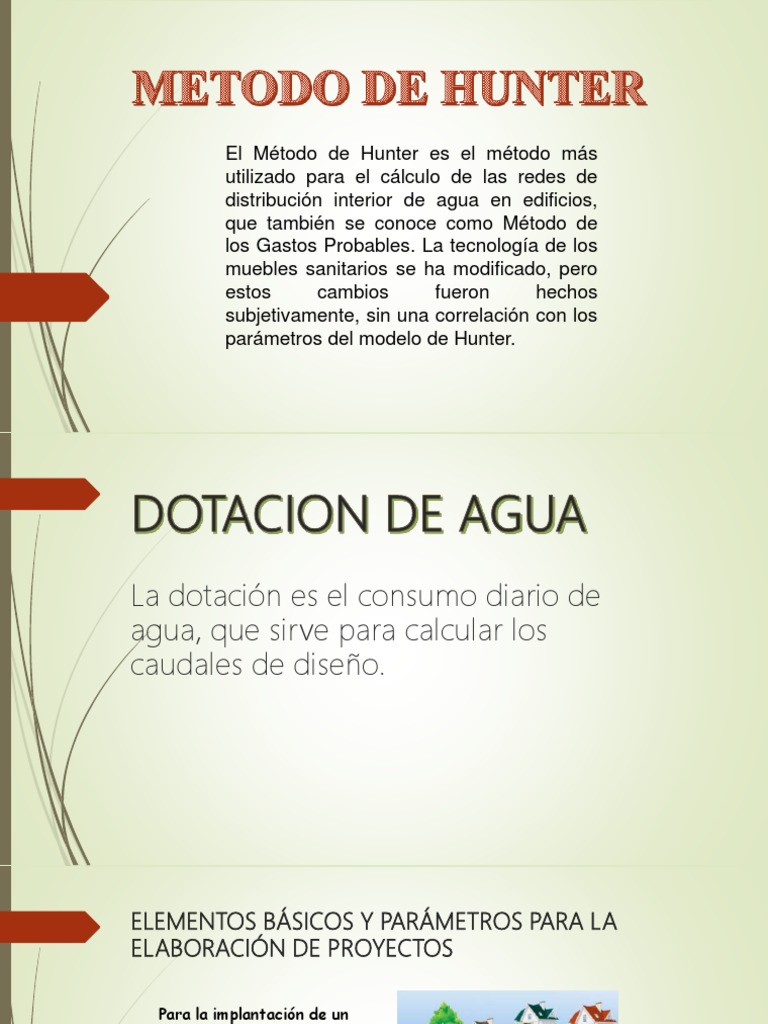 Método de Hunter para Cálculo de Agua | PDF | Agua | Agricultura