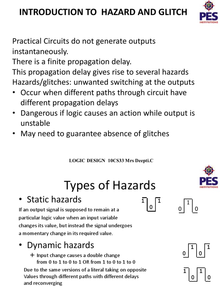 Unit2 Topic7 Hazards | PDF | Logic Gate | Digital Electronics