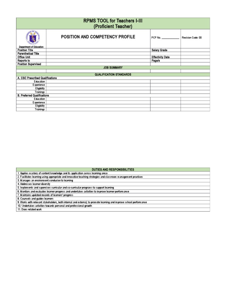 Title Page RPMS | PDF