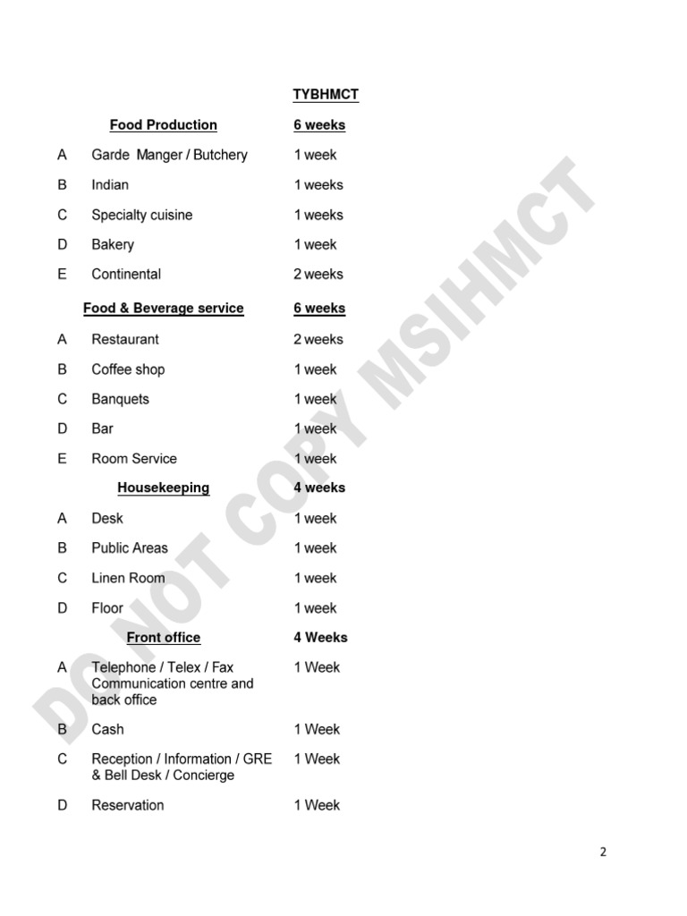 Hotel Management Training Manual | PDF