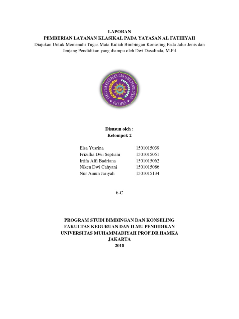 Cover Tugas | PDF