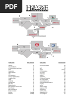 Memorial City Mall Map | PDF | Retail Companies | Service Companies
