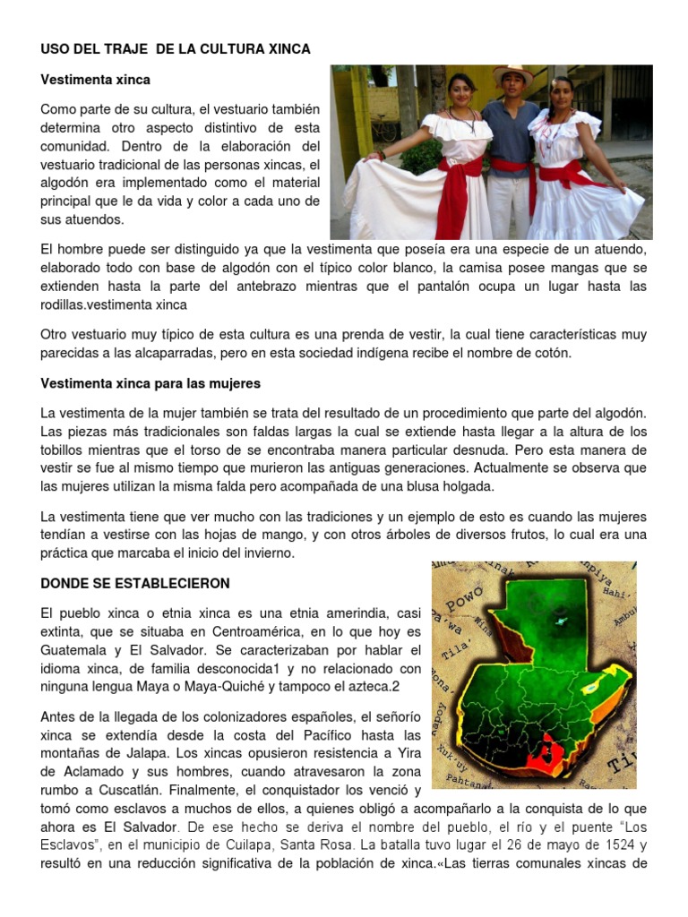 Uso Del Traje de La Cultura Xinca | Descargar gratis PDF | Payaso | Ropa