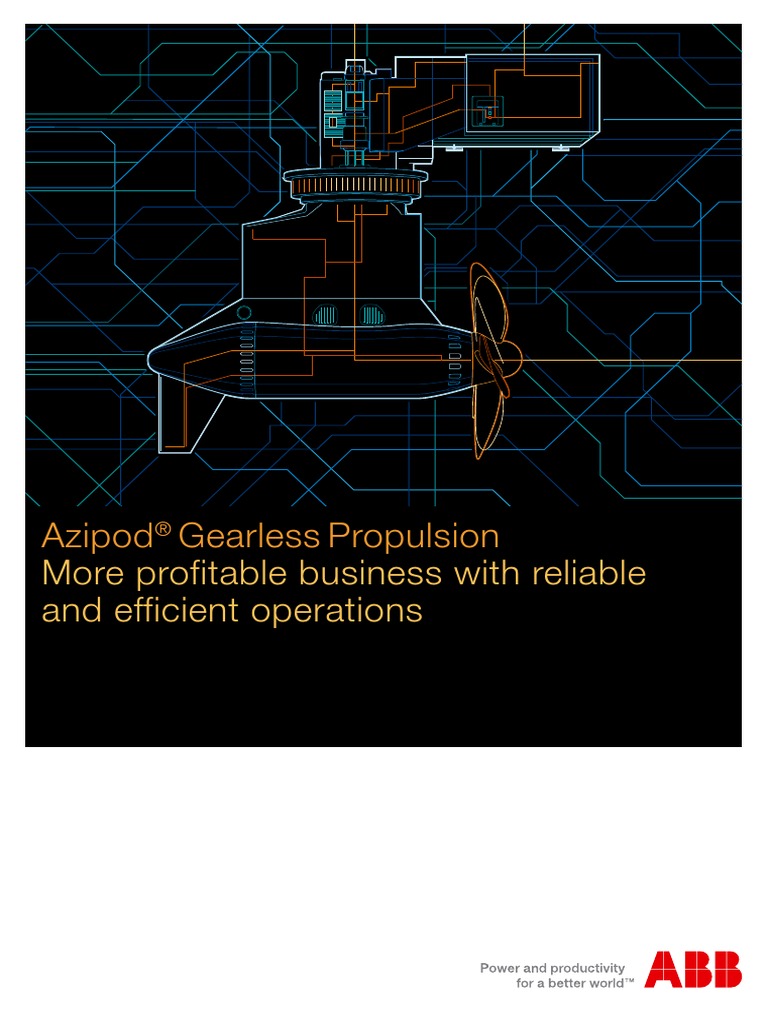 ABB Azipod Brochure Lores PDF | PDF | Marine Propulsion | Ships
