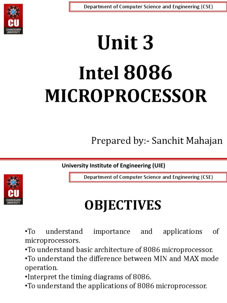 8086 Microprocessor | PDF | Microprocessor | Integrated Circuit